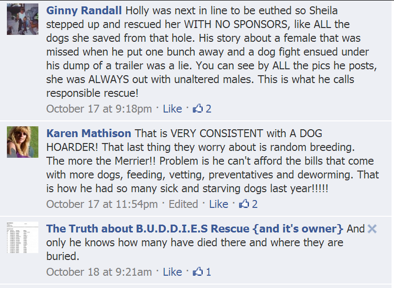 Rescue Hall Of Shame: B.U.D.D.I.E.S Rescue Keith Wandell