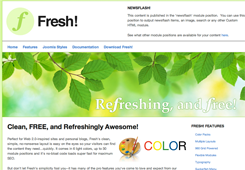 Free Blogger Template: Fresh Free Blogger Template