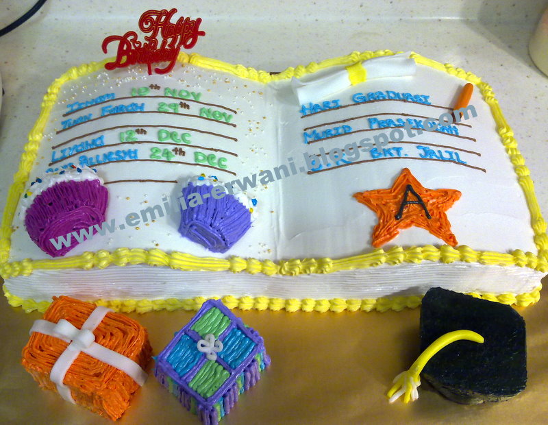 Masterpiece Home-made Cakes: Book shaped cake