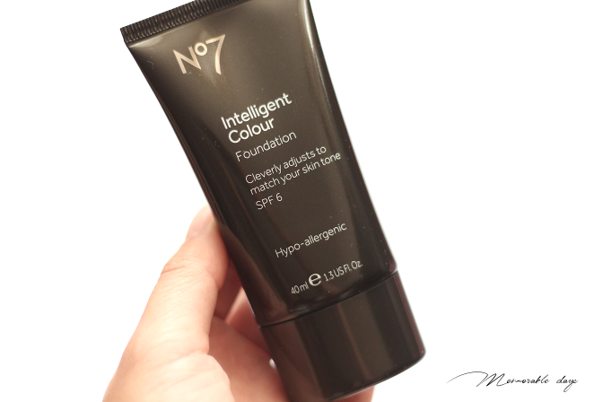 Review: No7 Intelligent Colour Foundation Medium | Memorable Days ...