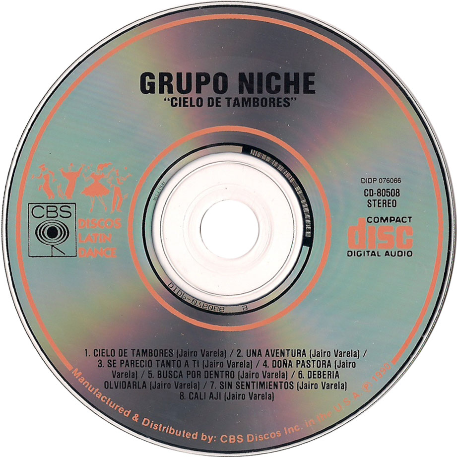 MELODIAS DE COLOMBIA: GRUPO NICHE - CIELO DE TAMBORES (1991)