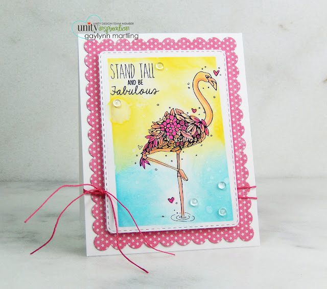 Neat Nook Creations: Fabulous flamingo tropical card and video.