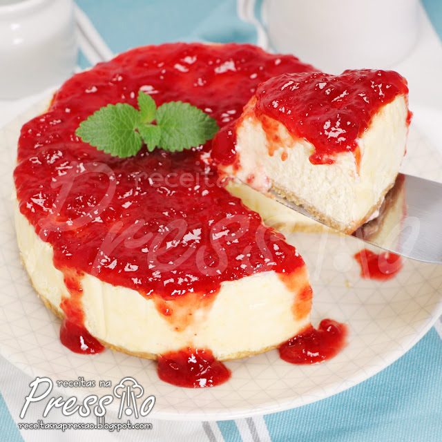 Cheesecake na Pressão - A Melhor Cheesecake do Mundo | Receitas na Pressão