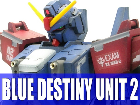 GUNDAM GUY: HG 1/144 Blue Destiny Unit 2 - Painted Build