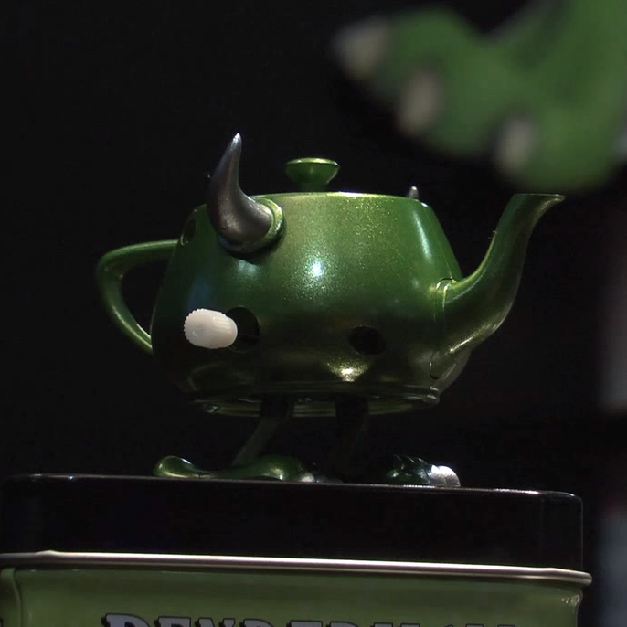 Atrapa la Walking Teapot que #PIXAR distribuye en @SIGGRAPH 2013 ...