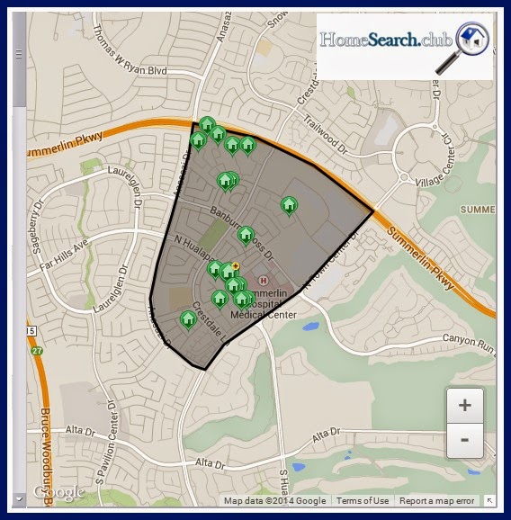 Summerlin Nv Zip Code Map - Map