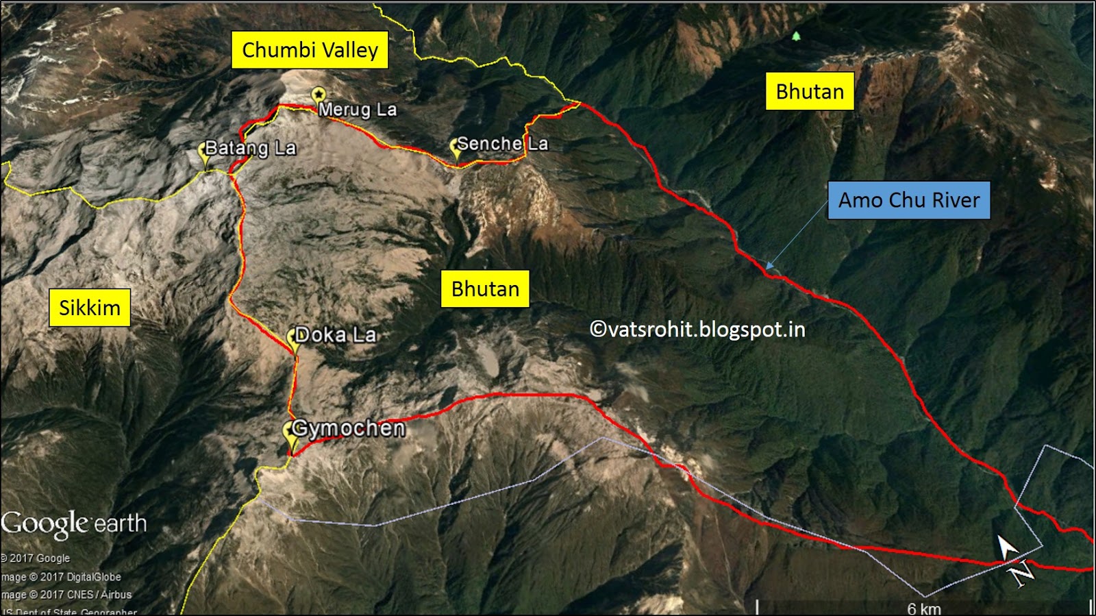 Doklam Plateau - India, Bhutan and China Stand-Off
