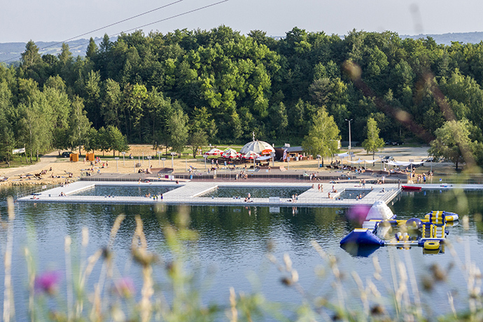 Rowerem... Nad Balaton w Trzebini