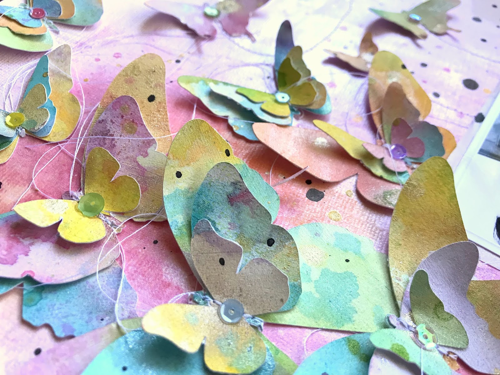 Shimmerz Paints: Muti-Colored Butterfly Layout | Missy Whidden