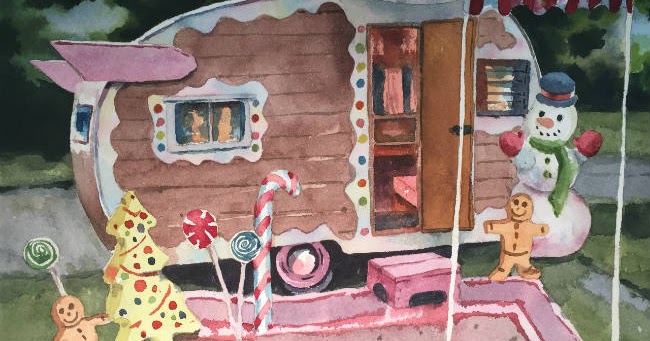 Simone Ritter Art: 1959 Shasta 'Ginger' Holiday