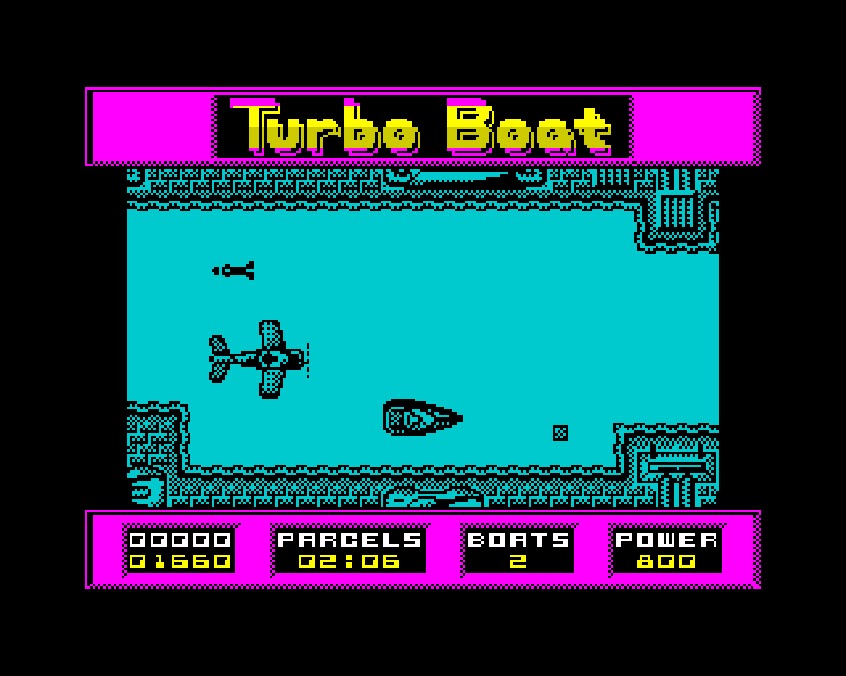 El rincon del Spectrum: Turbo Boat Simulator - Silverbird