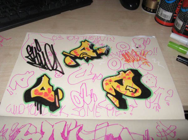 Step by Step How to Make Graffiti Letter O || Graffiti Tutorial