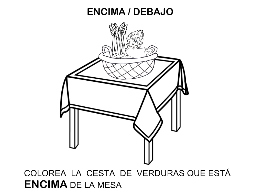 INFANTILES DE ANA V.: CONCEPTOS: ENCIMA/DEBAJO