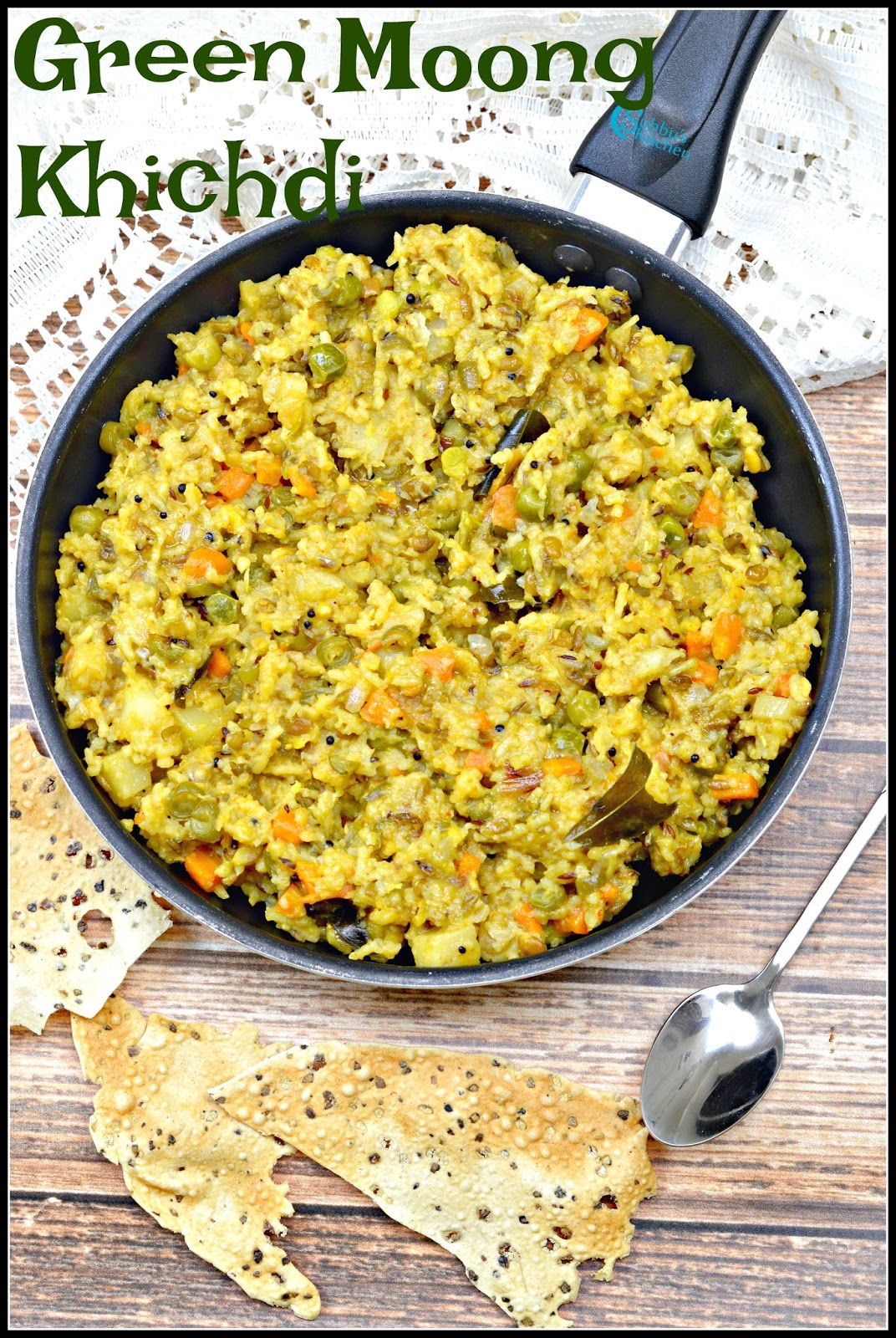 Green Moong Khichdi Subbus Kitchen