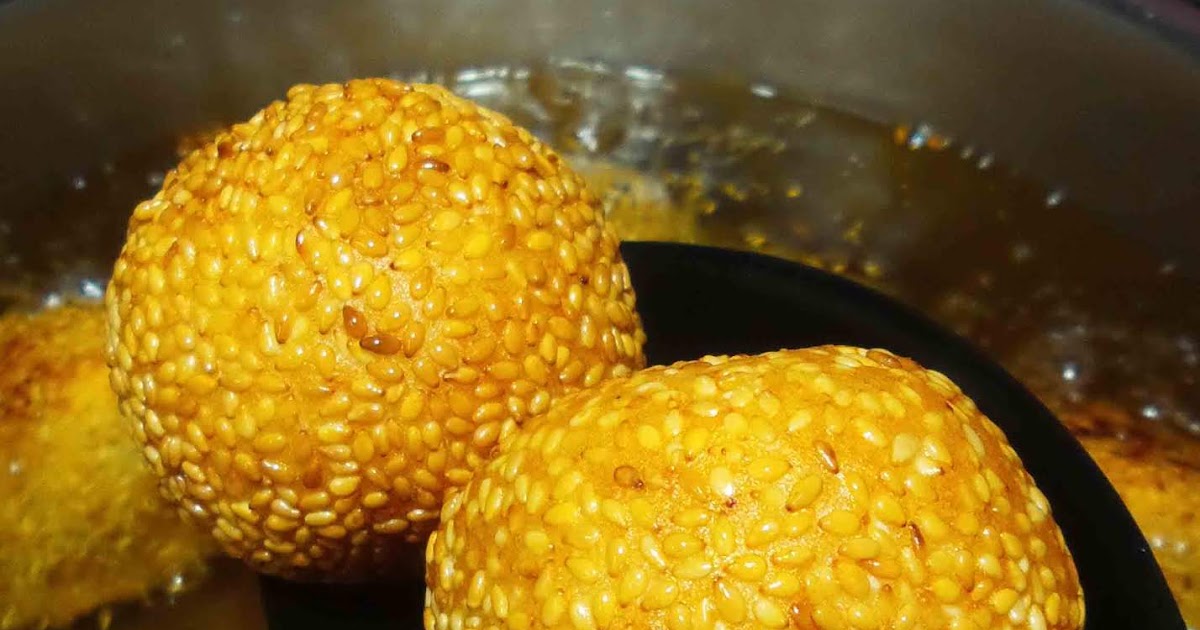 Buchi With Ube halaya Filling.