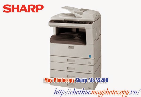Download driver máy photocopy sharp Ar-5520D - cho thuê máy photocopy