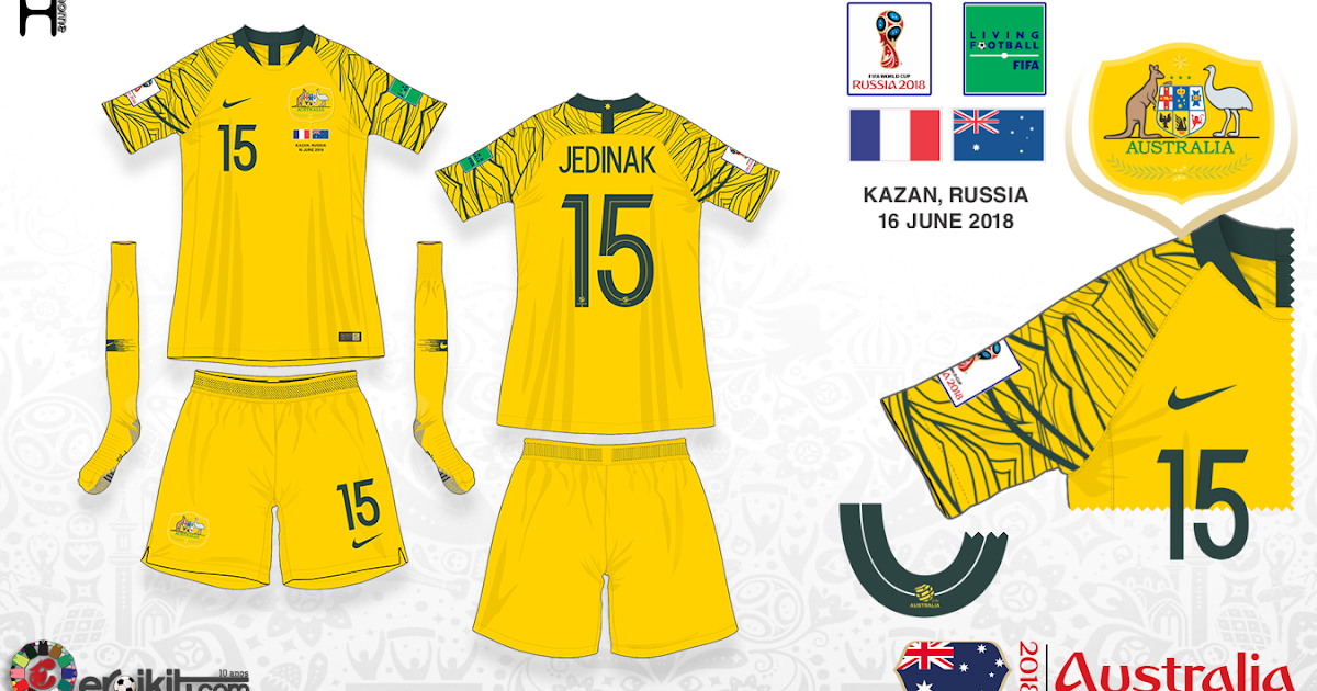 Kit Design, by eroj: 2018 Austrália WC