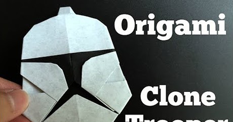 Star Wars : Clone Trooper Origami | Paperized Crafts