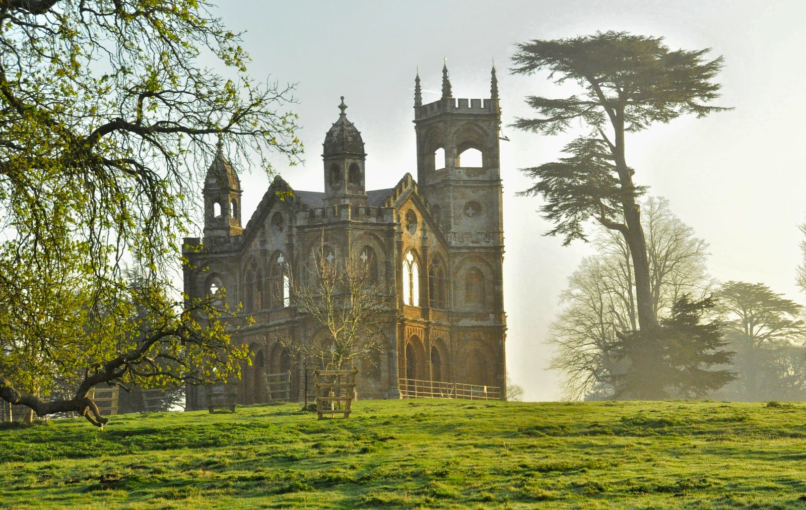 The Gothic Temple in Stowe Gardens Buckinghamshire - Liz Coward