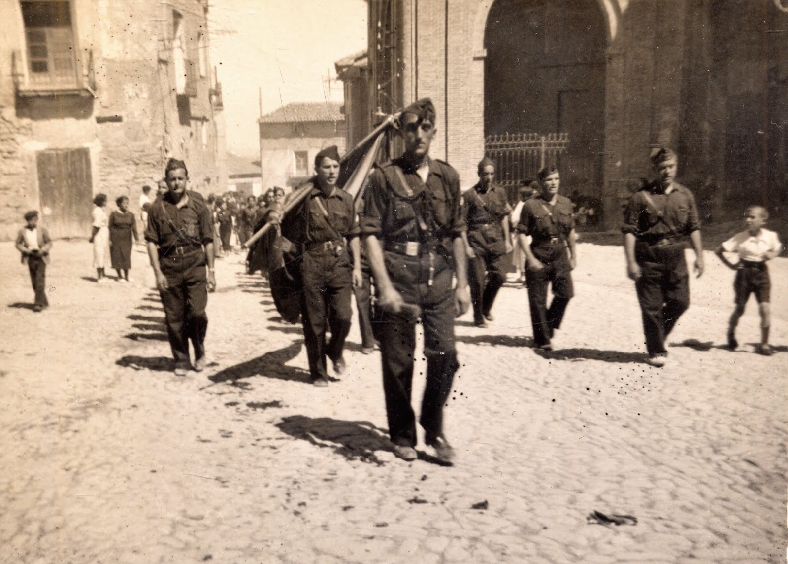 Centro de Estudios Borjanos: Fotografías de falangistas borjanos