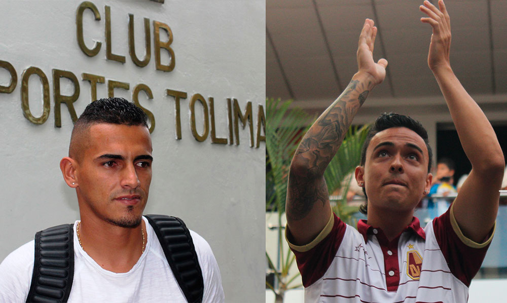 CÉSAR QUINTERO Y SANTIAGO MONTOYA BAJAS DEL DEPORTES TOLIMA ANTE ...