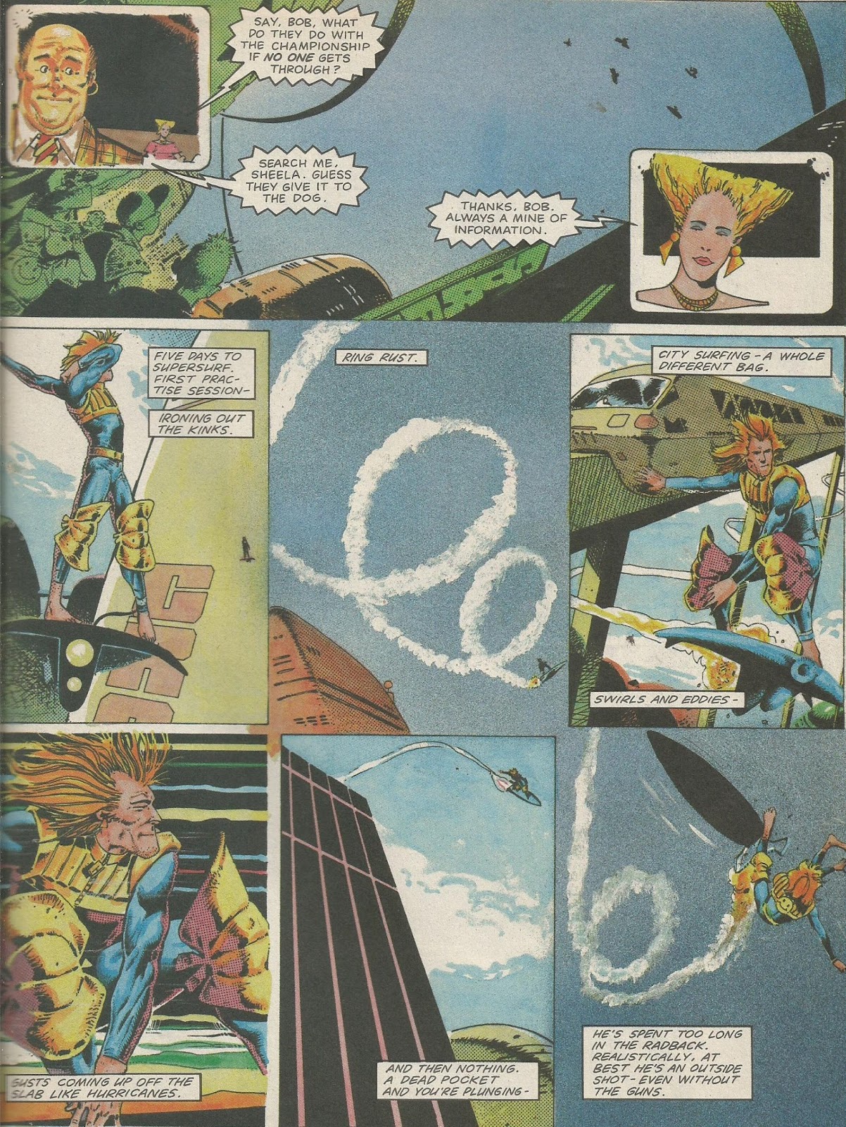 Thoughts Of A Workshy Fop: Chopper: Song Of The Surfer (2000AD #654-665)