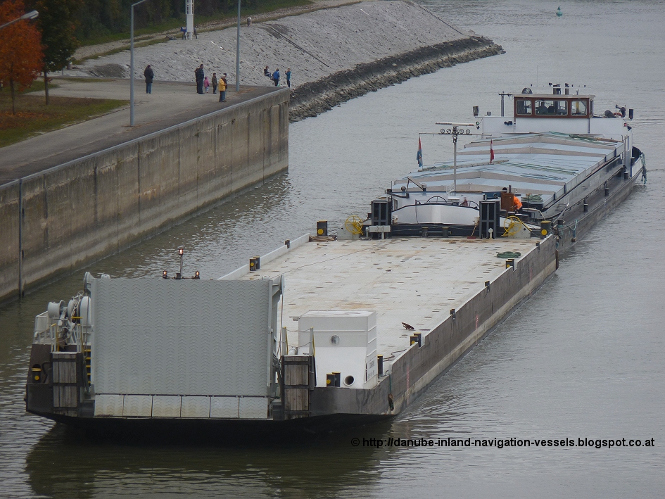 Danube River Inland Water Cargo Vessels: RoRo-Barge DOMARIN 2