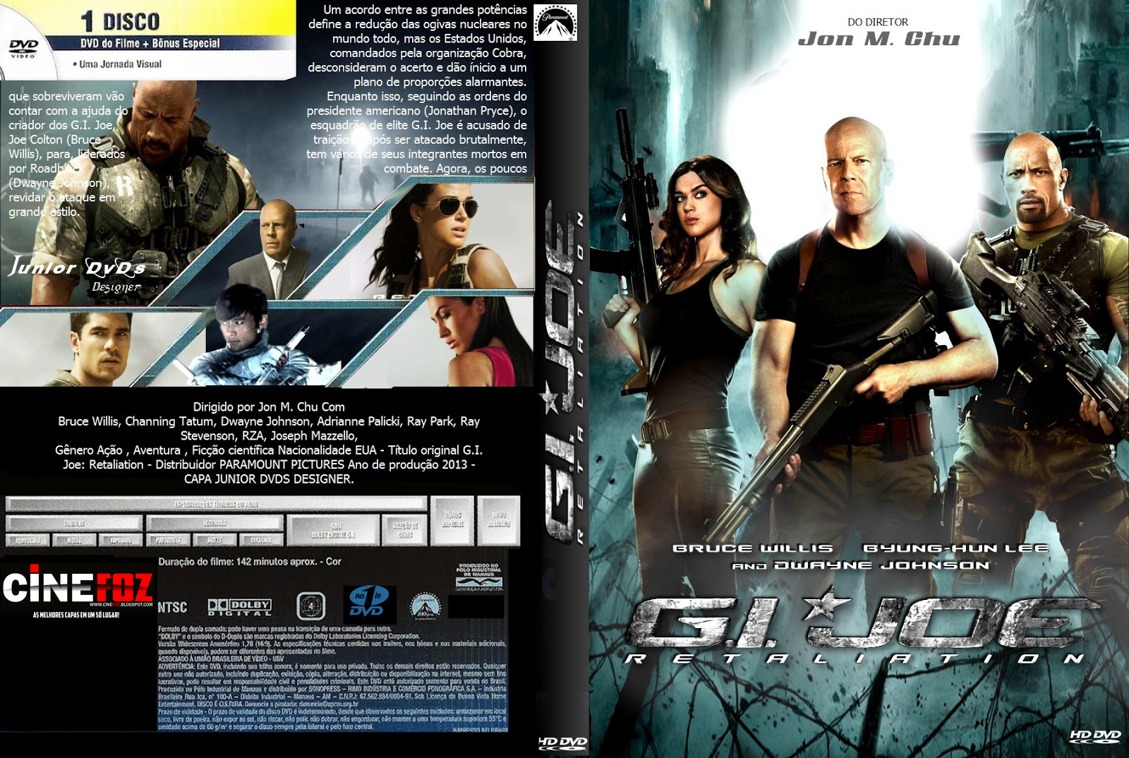 GI JOE ~ CAPAS PARA DVD'S - CINE FOZ