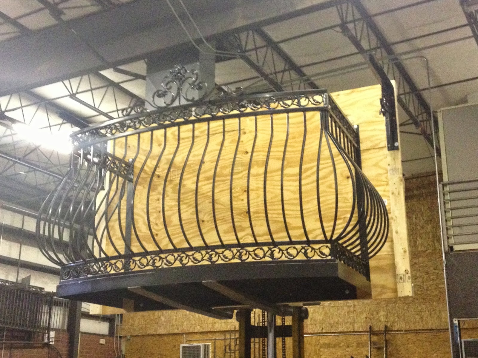 Decorative Iron of NC Inc: Iron Dove Queen Balcony by Deciron