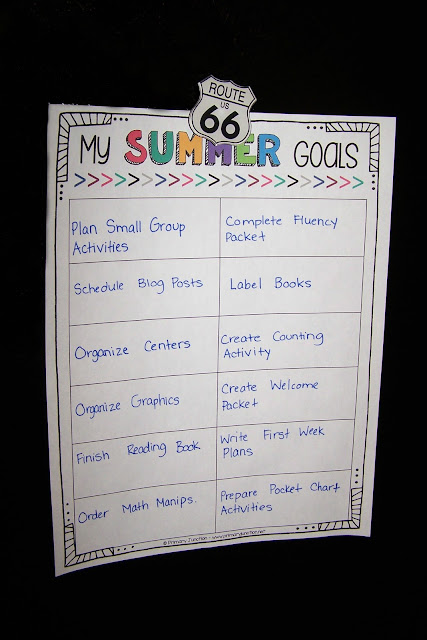 Free Summer Goals Checklist | Primary Junction