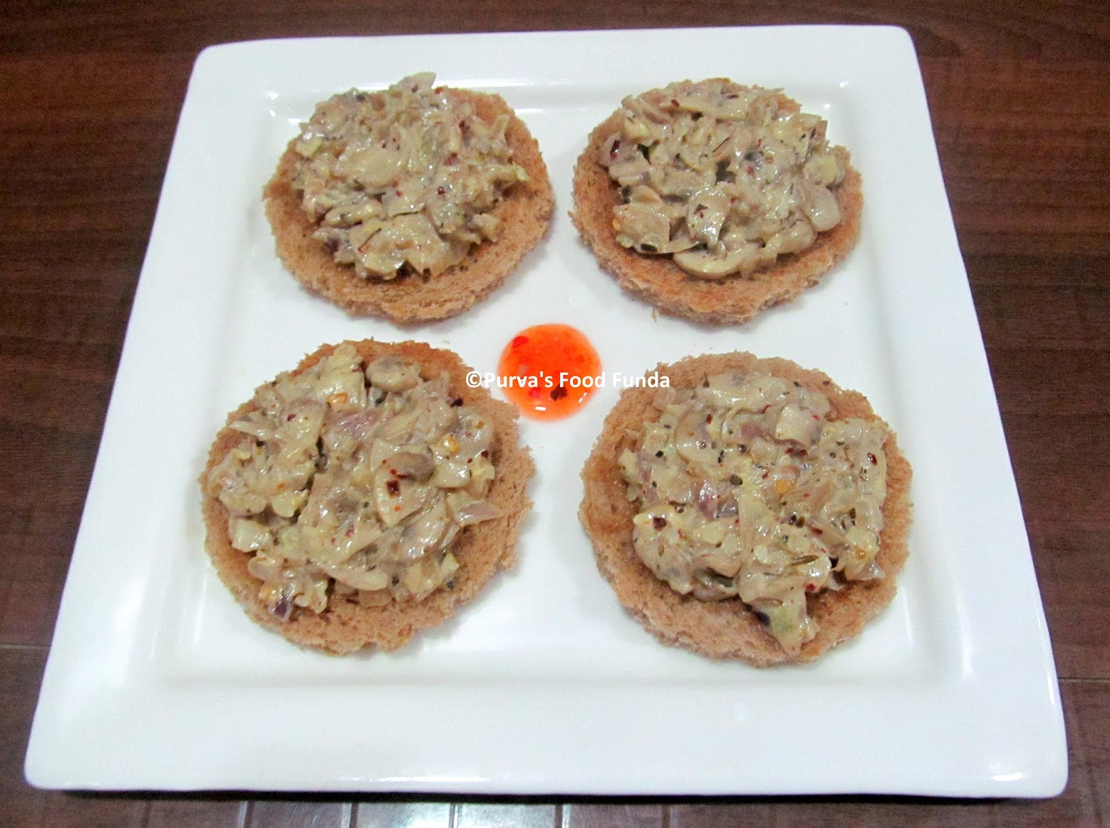 Food Funda: Creamy Mushrooms Toast