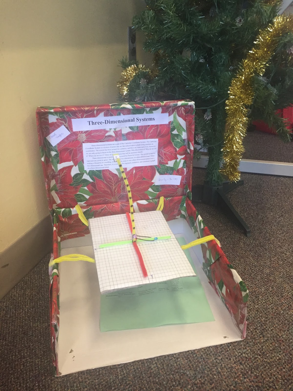 I Teach Math....: 3 Dimensional Graph Projects = awesome!