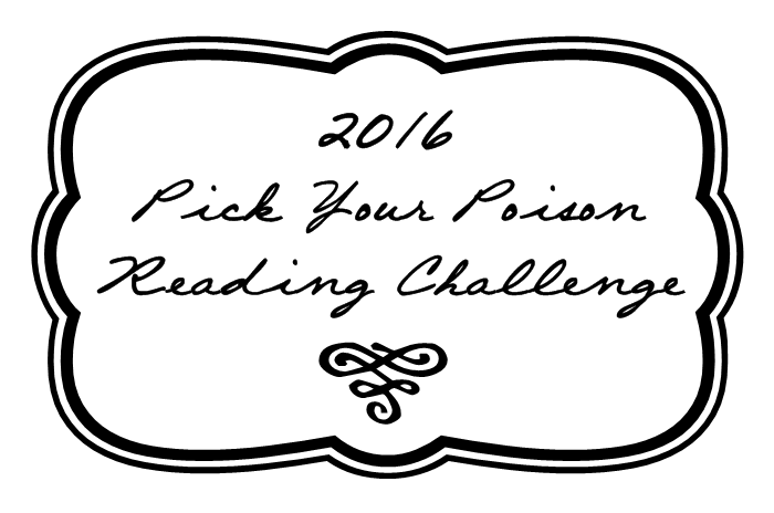 Take a walk down Gregory Road: The 2016 Pick Your Poison Reading Challenge