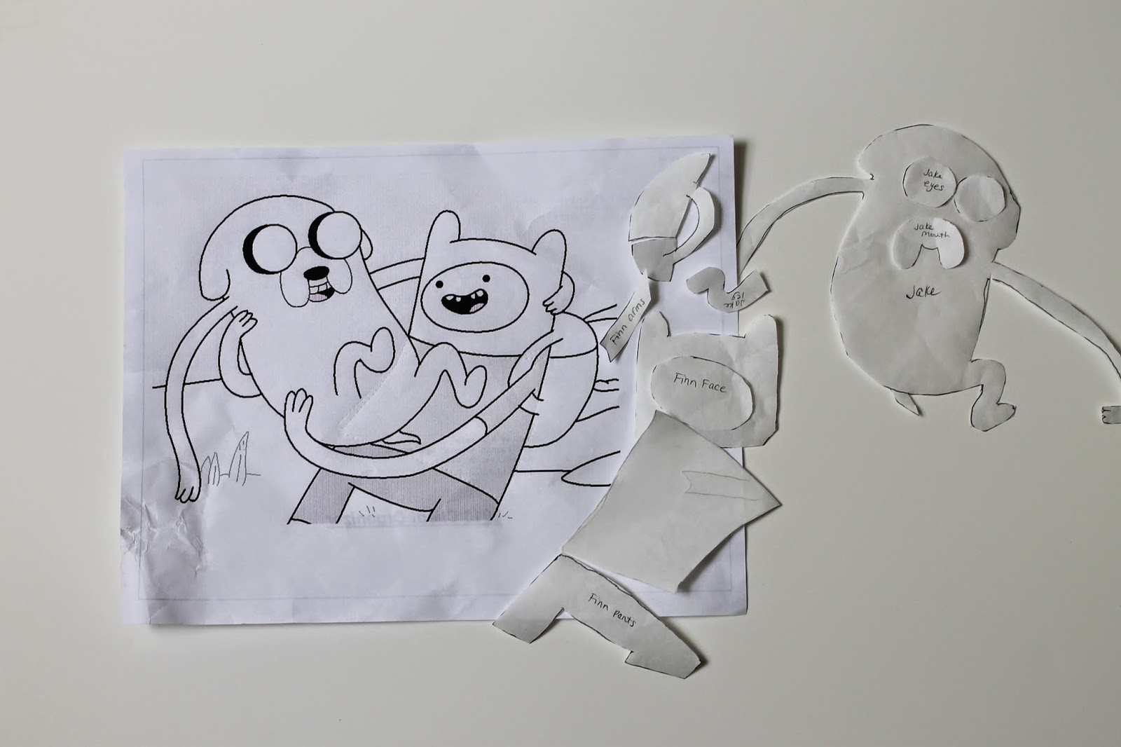 The Feisty Redhead: Adventure Time Felt Applique How-To