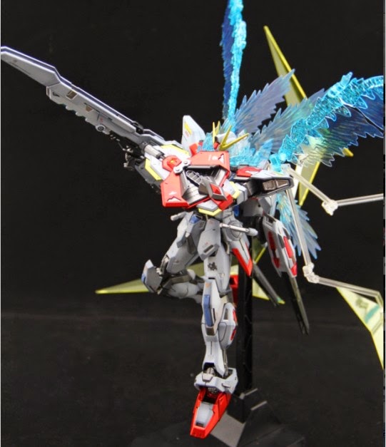 MG 1/100 Build Strike Gundam + Universe Booster + Homemade Backpack ...