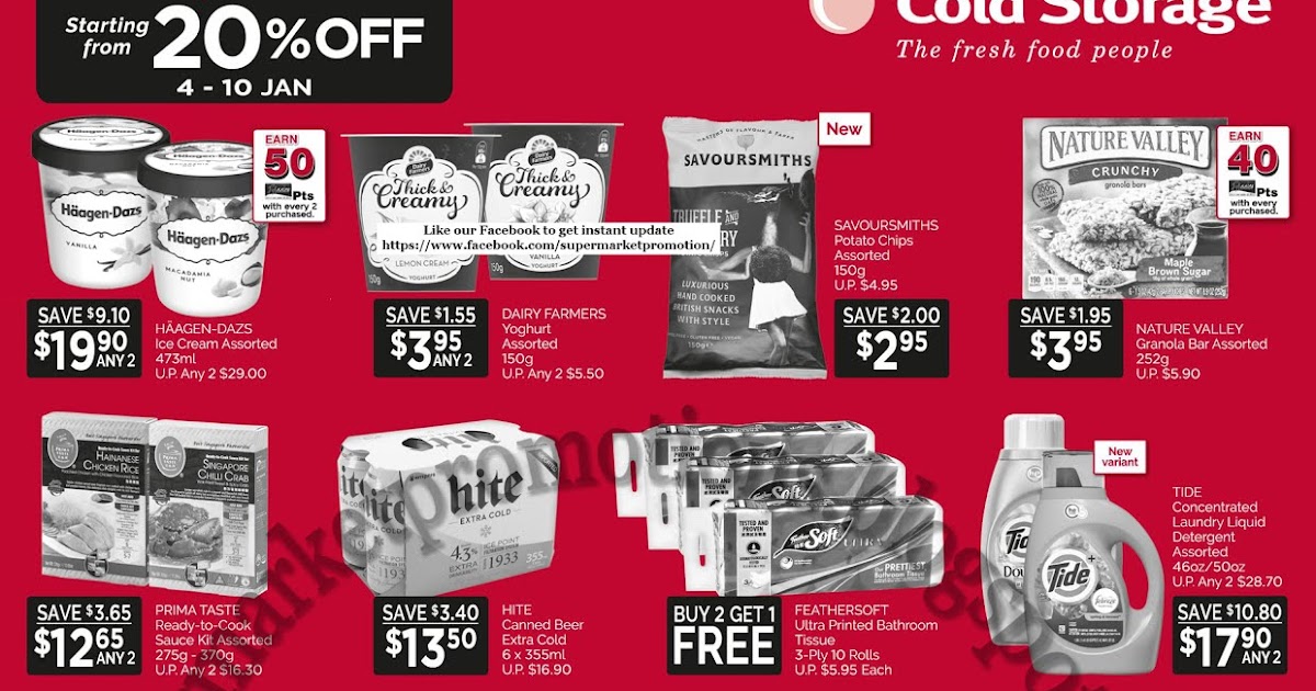 Cold Storage Weekly Promotion 04 - 10 January 2019 ~ Supermarket Promotions