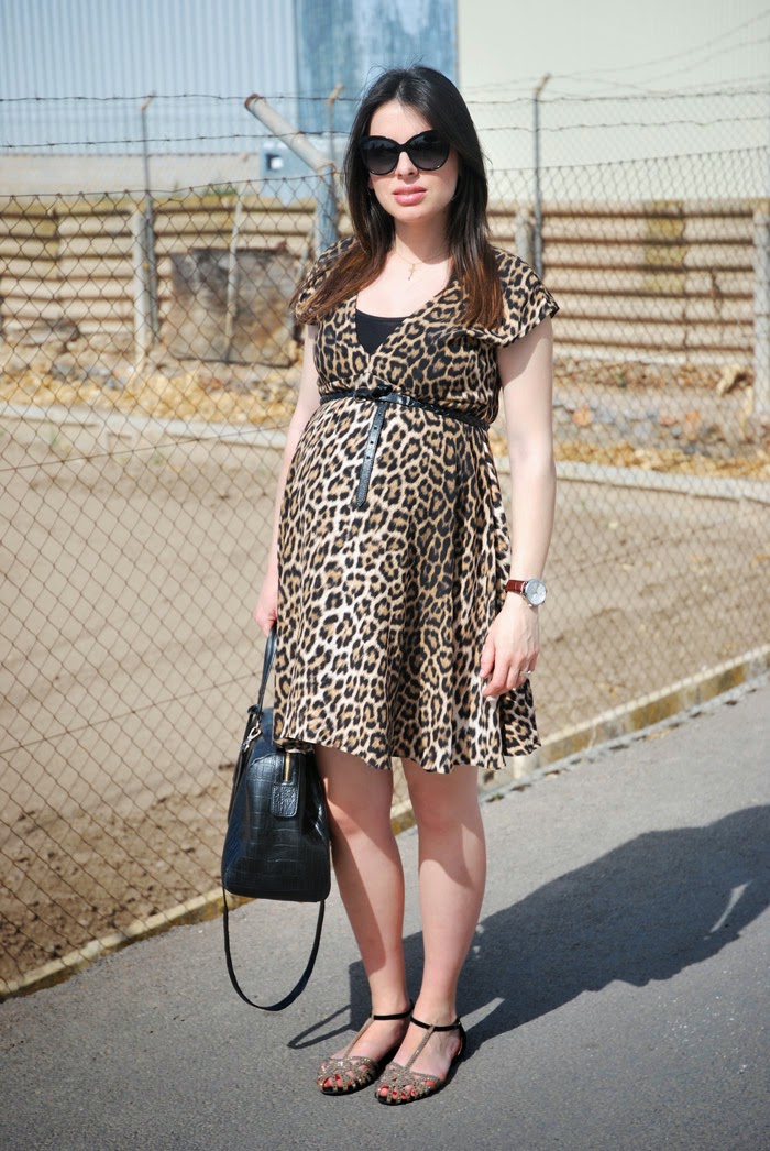 todoloquemellama blog: VESTIDO CON ESTAMPADO DE LEOPARDO. OUTFIT.