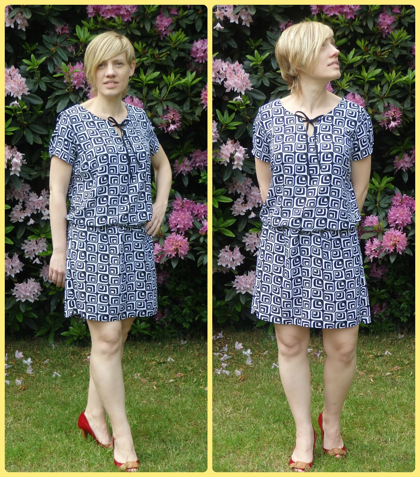 Lunatiek: Pam top wordt jurk: pattern hack