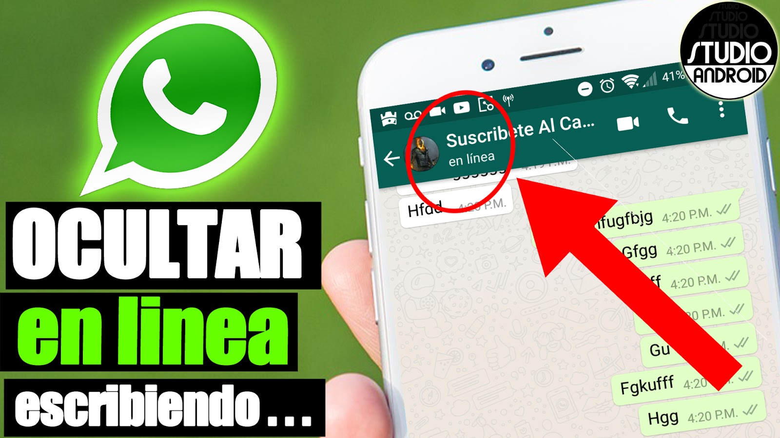 Como Ocultar EN LINEA Y ESCRIBIENDO de WhatsApp SIN ROOT | ANDROID STUDIO
