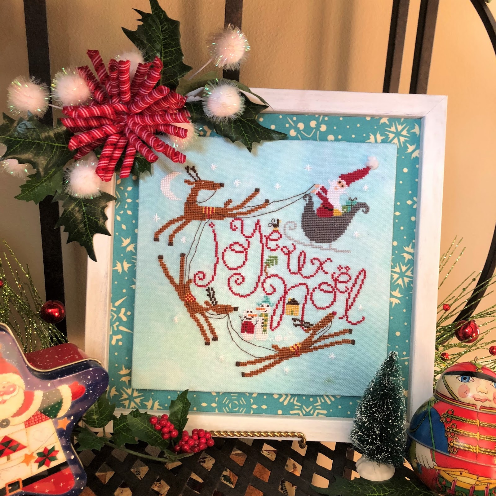 The Polka Dot Chicken: Christmas Cross Stitch Palooza-and Mis ...