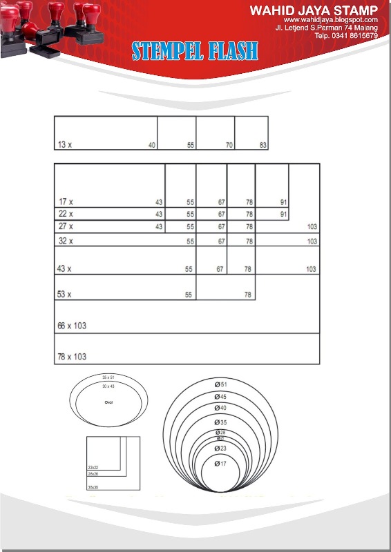 STEMPEL WARNA / STEMPEL FLASH / STEMPEL KAYU / STEMPEL TRODAT ...