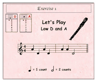 Amazing Recorder: Lesson 8 - Learning to Play Low D