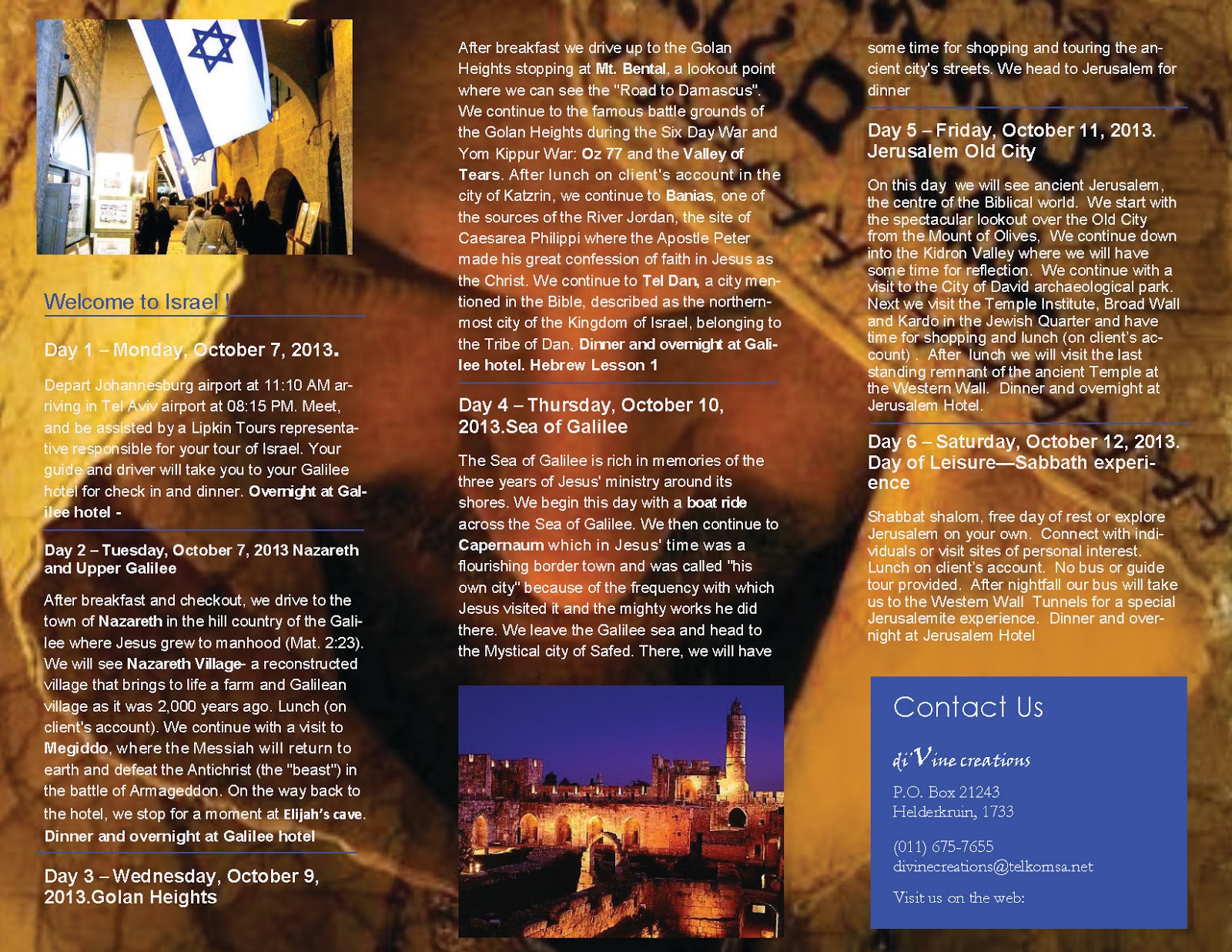 di ' Vine creations: Israel Trip - Walk where Yeshua walked