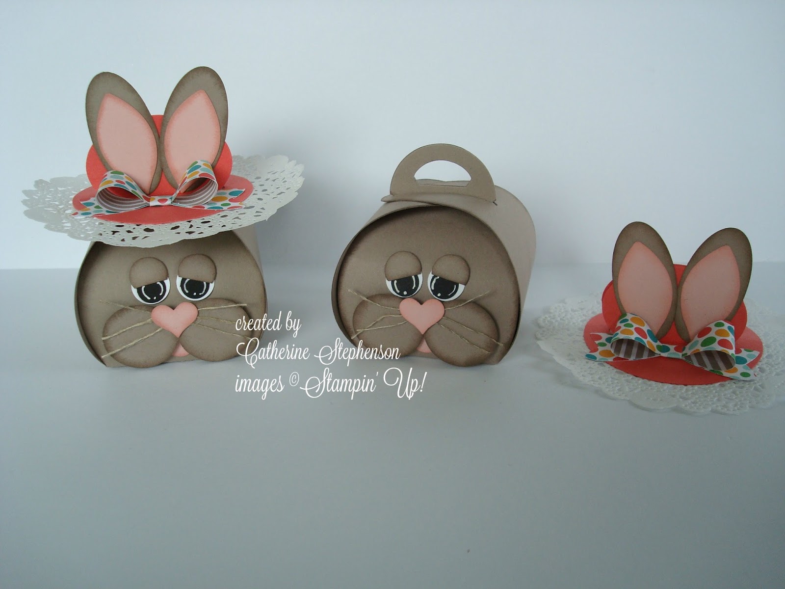 Punchin' Up! by Cathy: Curvy Keepsake Bunny Box