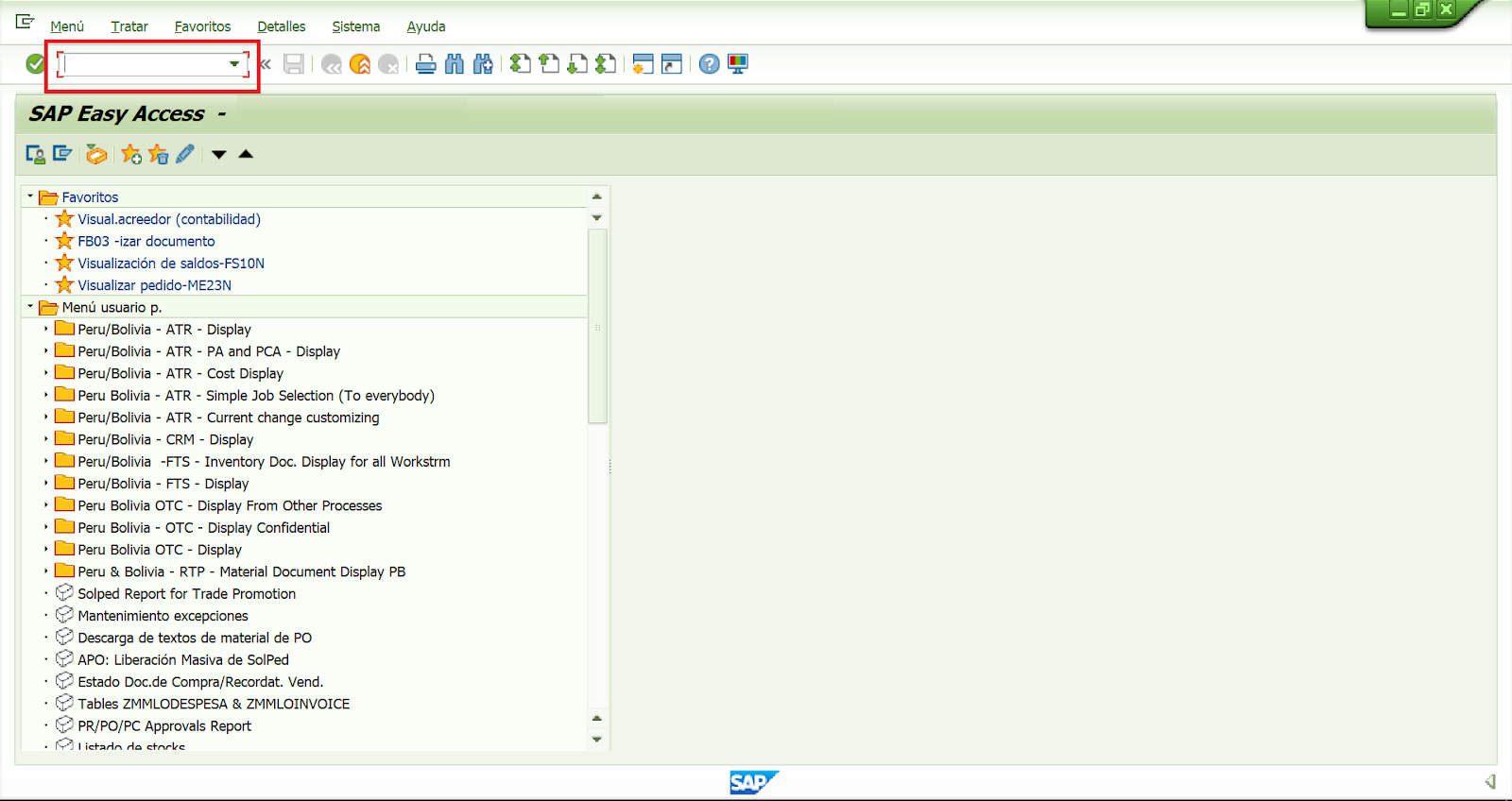 Grupo Meid Perú SAC: Transacción FB03 SAP