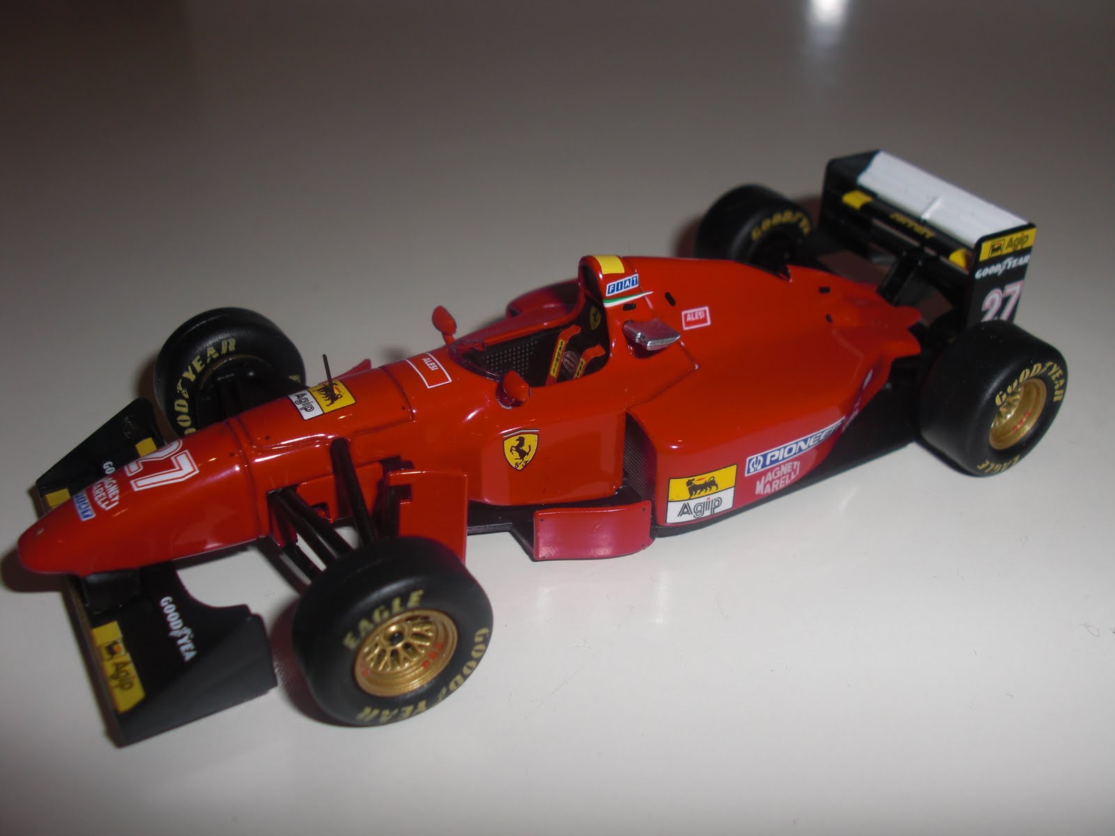 Conde Baracca: Ferrari 412 T1B #27 Jean Alesi Belgium GP Spa ...