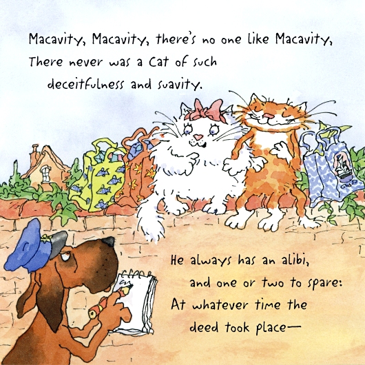 twentybyjenny: Macavity: The Mystery Cat by T.S. Eliot, illustrated by ...