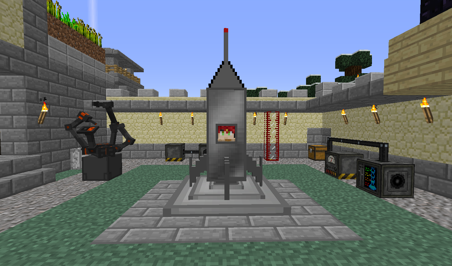 Ryou's Place of Zen: Minecraft: Finally, a rocket!