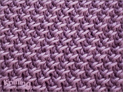 Cell stitch - Knitting Stitch Patterns