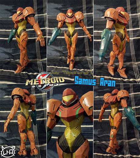 Metroid: Samus Aran Papercraft | Paperized Crafts